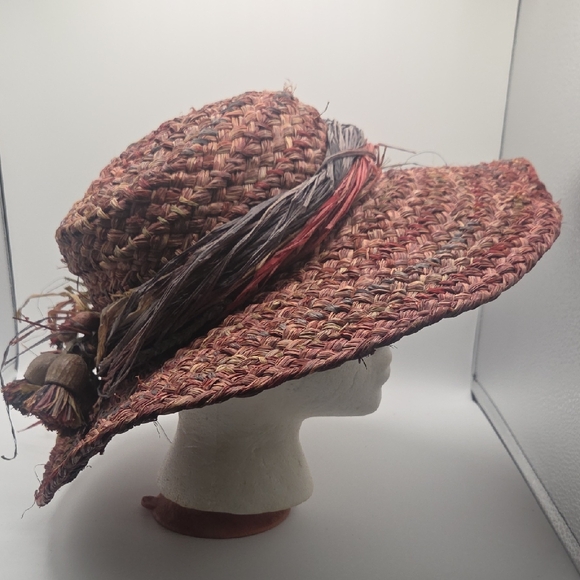 Yvonne Edkins | Accessories | Yvonne Edkins Elegant Woven Straw Sun Hat ...